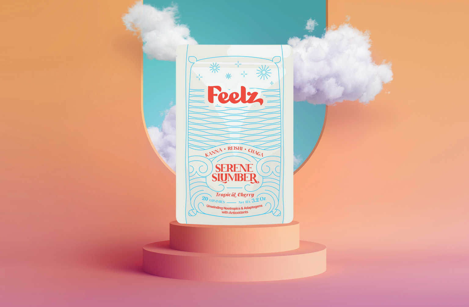 Kanna Gummies with Adaptogens & Nootropics | Feelz™